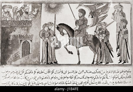 Muhammad, c. 570 – 632. Prophet and founder of Islam. From Ward and Lock's Illustrated History ...